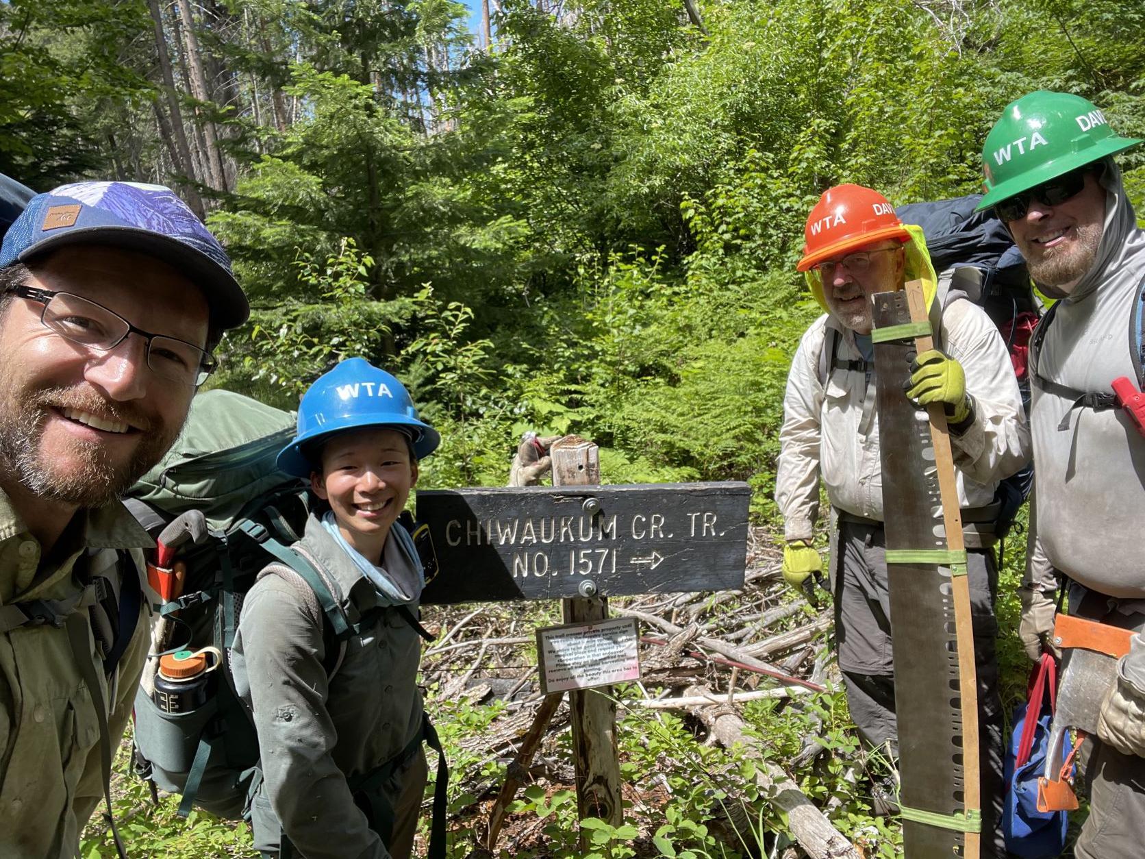 Having Fun on Trail: Work Party Selfies! — Washington Trails Association