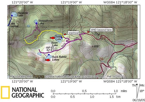 Swan / Rock Rabbit / Stonestrow Lakes — Washington Trails Association