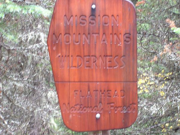 Mission Mountains Wilderness, Montana,Glacier Lake/Crescent Lake ...