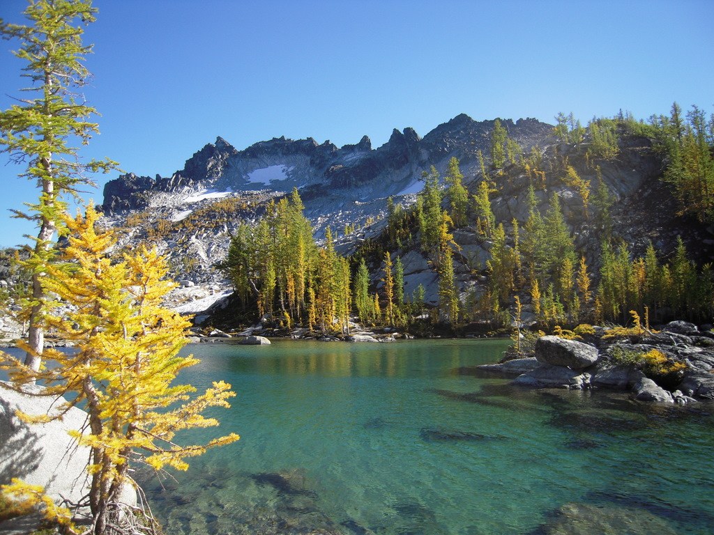 Enchantment Lakes, Lake Stuart, Colchuck Lake, Snow Lake — Washington ...
