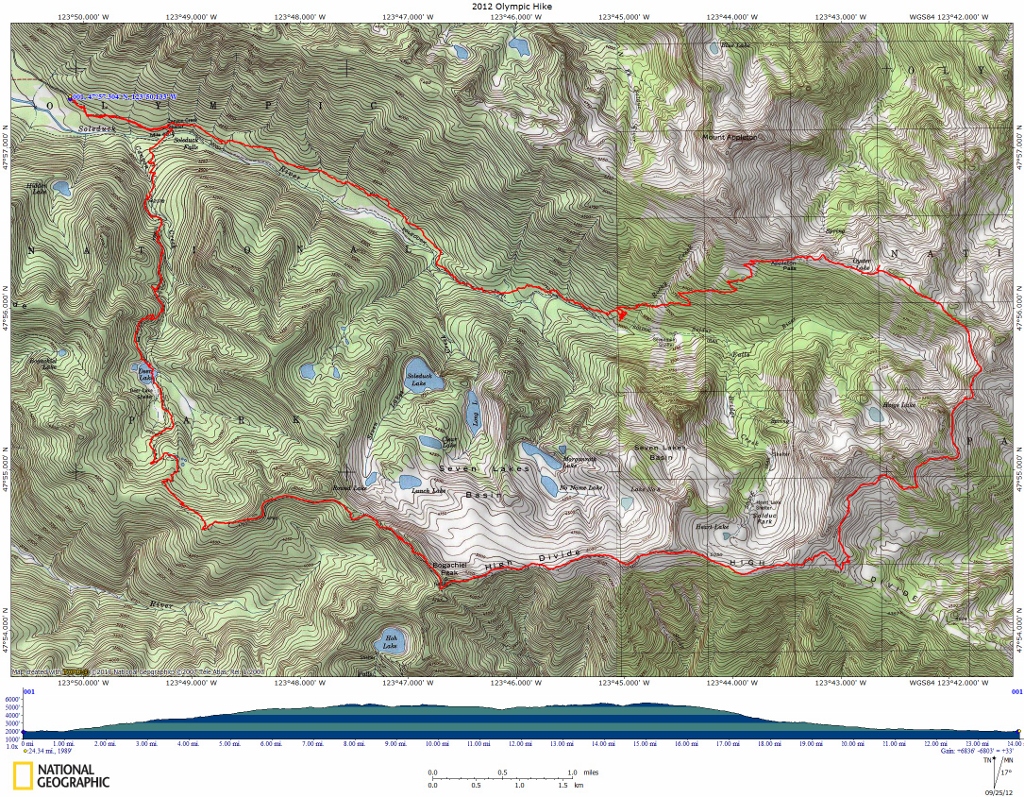 Deer Lake, High Divide, Appleton Pass, Sol Duc River — Washington ...
