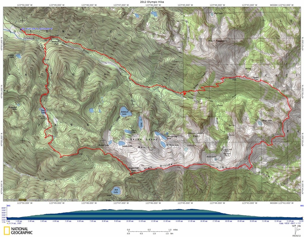 Deer Lake, High Divide, Appleton Pass, Sol Duc River — Washington ...