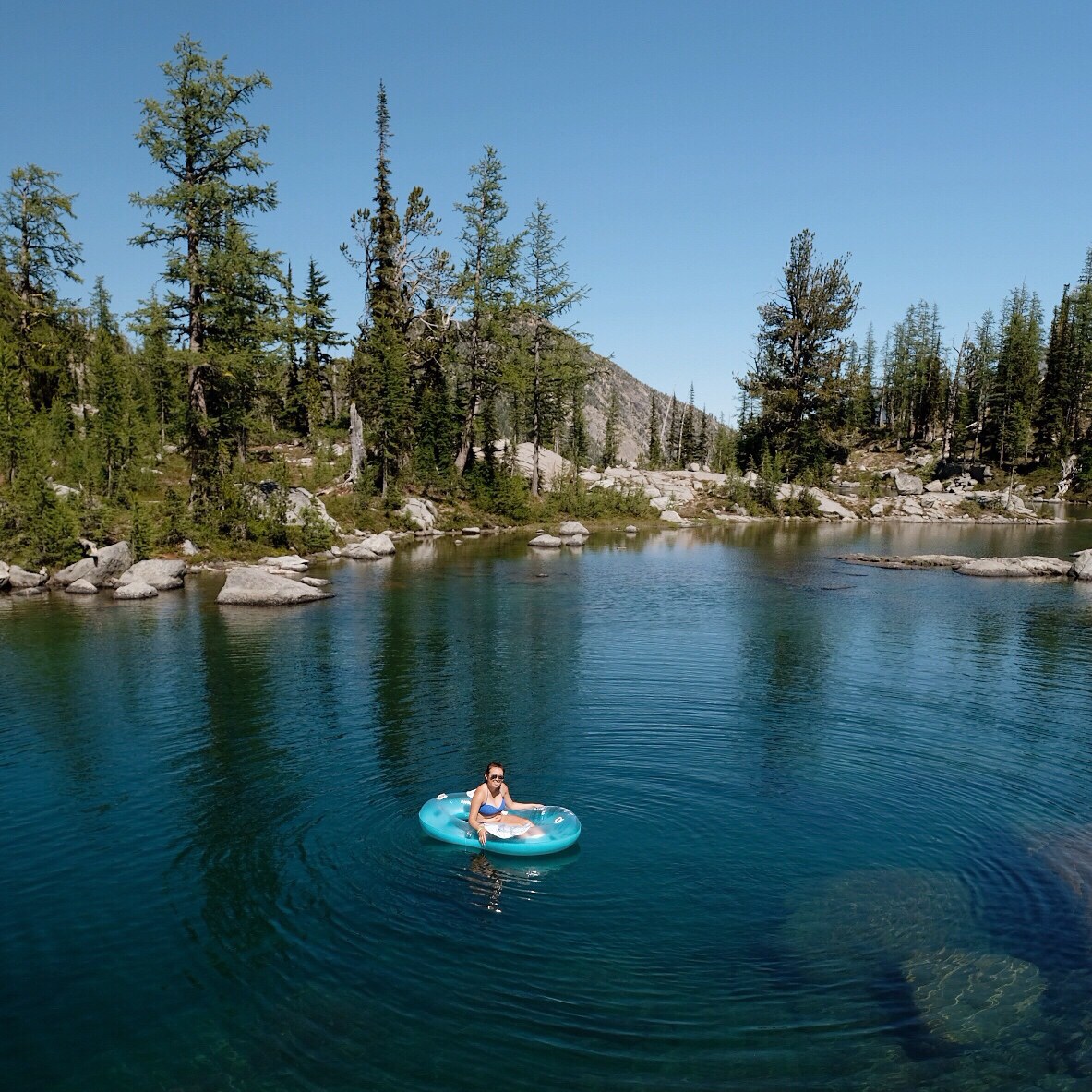 Horseshoe Lake, Lake Stuart, The Enchantments — Washington Trails ...