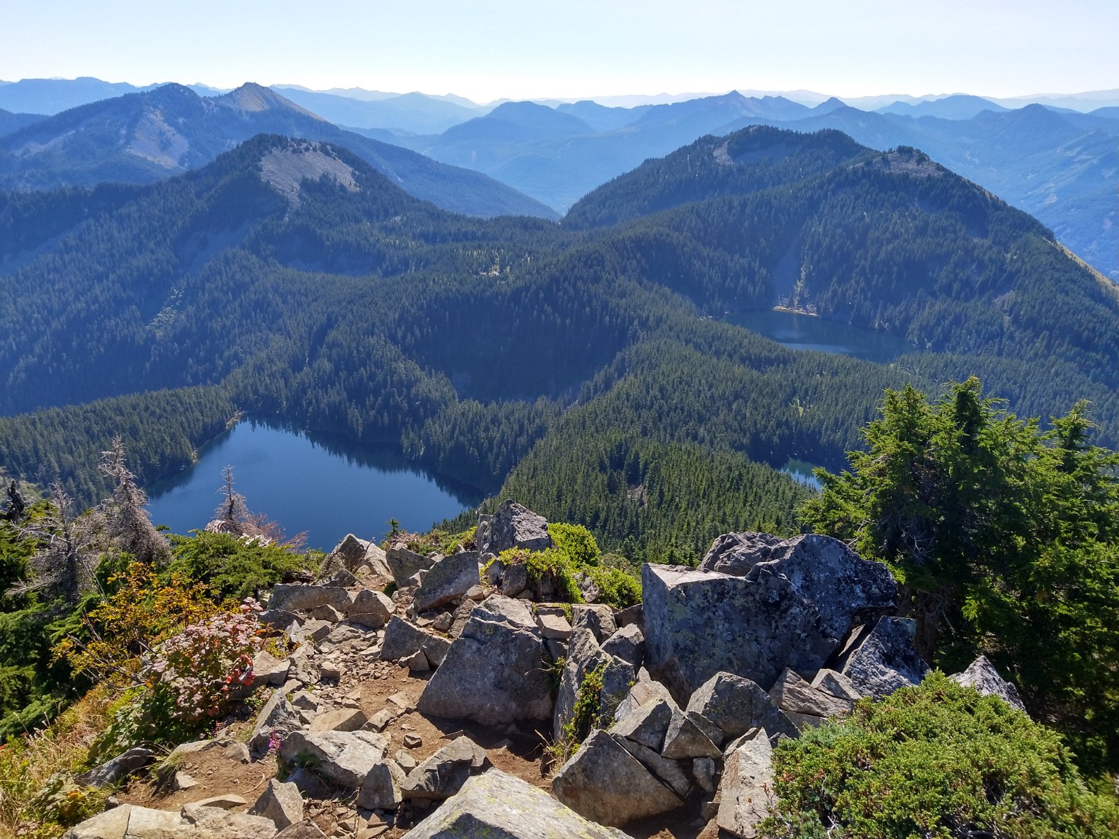 Mount Defiance, Ira Spring Trail - Mason Lake, Island Lake - Rainbow ...