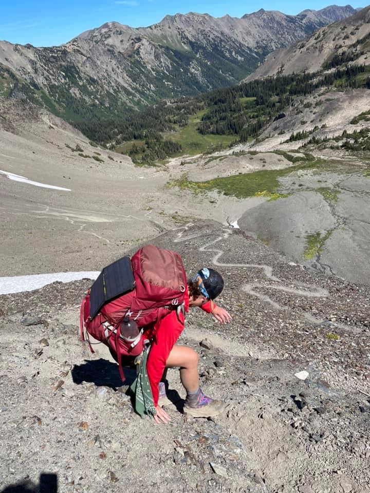Upper Gray Wolf River to Gray Wolf Pass, Cameron Pass, Lost Pass ...