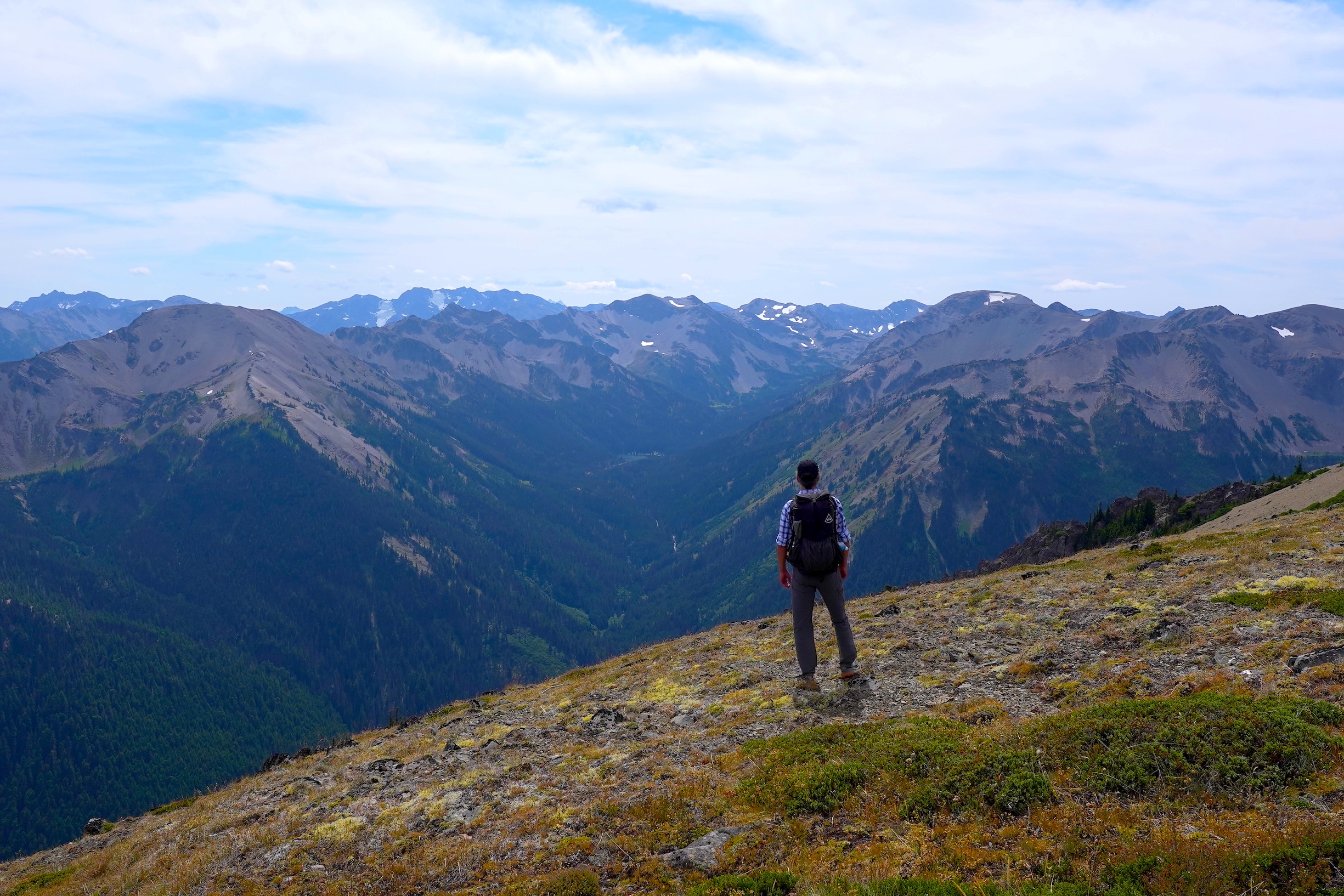 Grand Pass, Cameron Pass, Lost Pass Primitive, Upper Gray Wolf River to ...