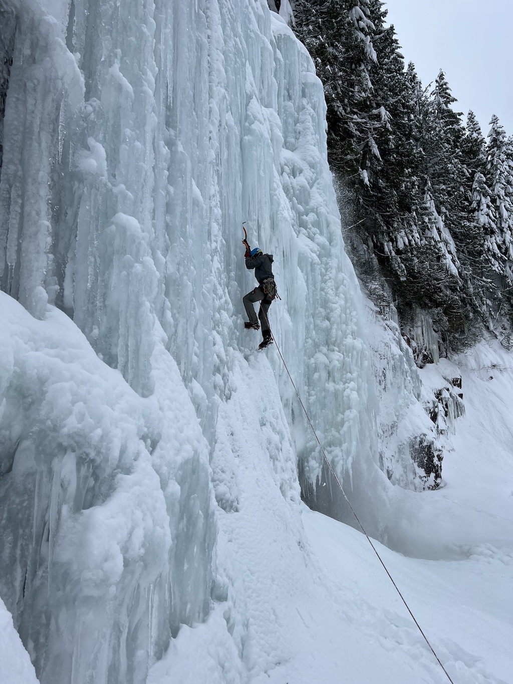 Franklin Falls, Franklin Falls - Winter — Washington Trails Association