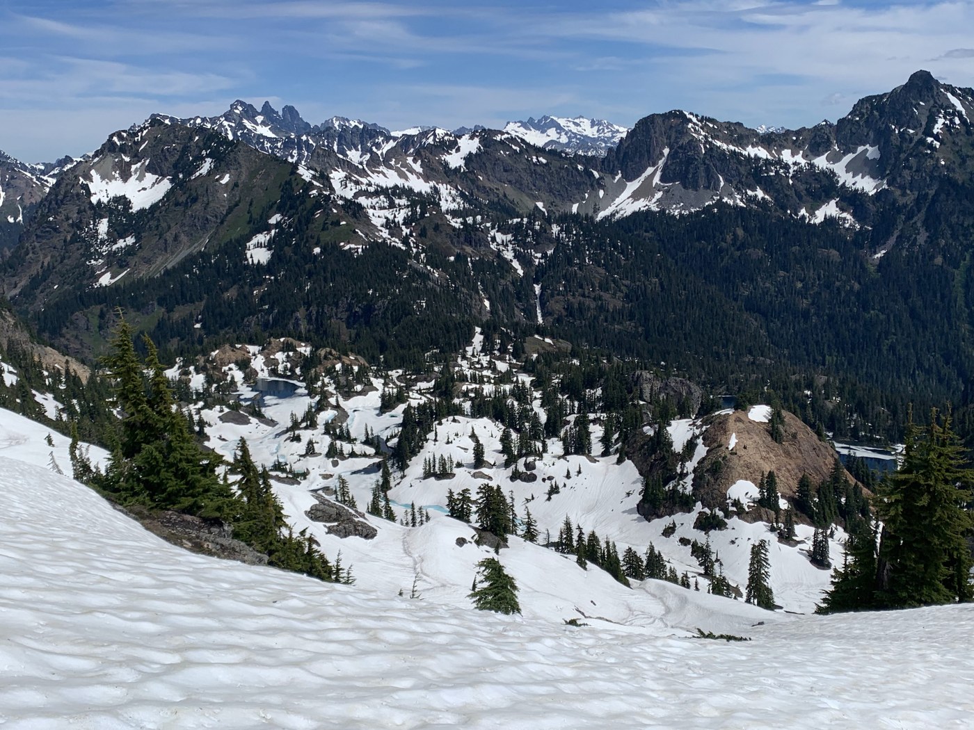 Rampart Ridge Backdoor, Rampart Ridge - Rampart Lakes, Lake Lillian ...