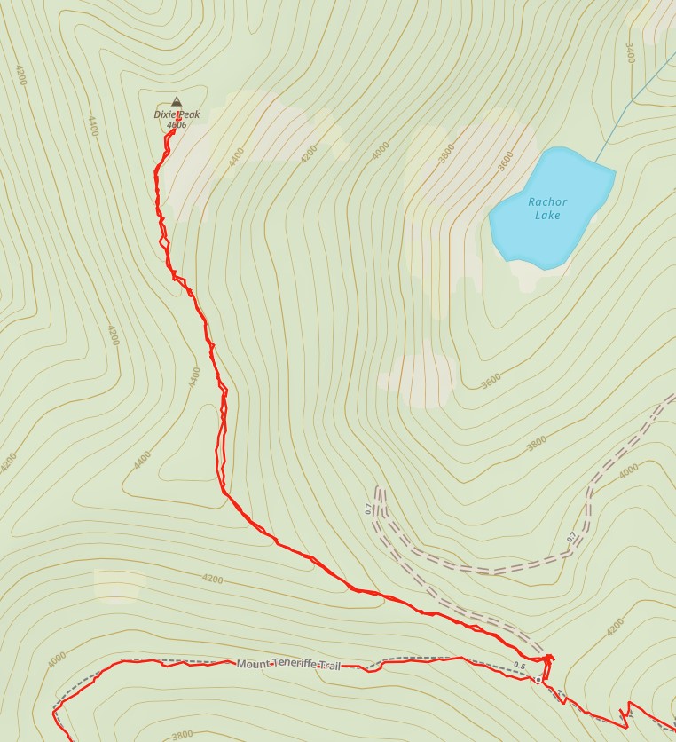 Teneriffe Falls, Mount Teneriffe, Dixie Peak, Mount Si — Washington ...