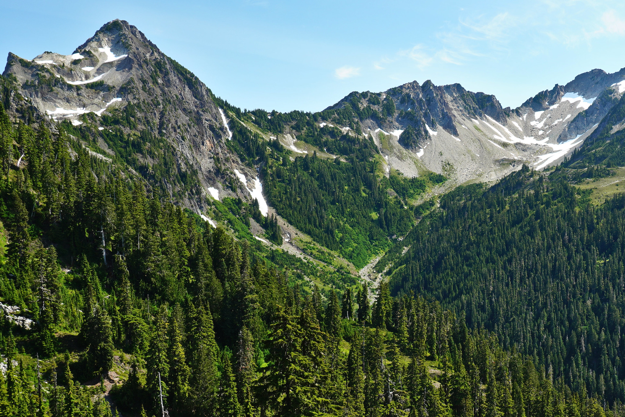 North Fork Quinault River and Halfway House, Skyline, Three Lakes ...