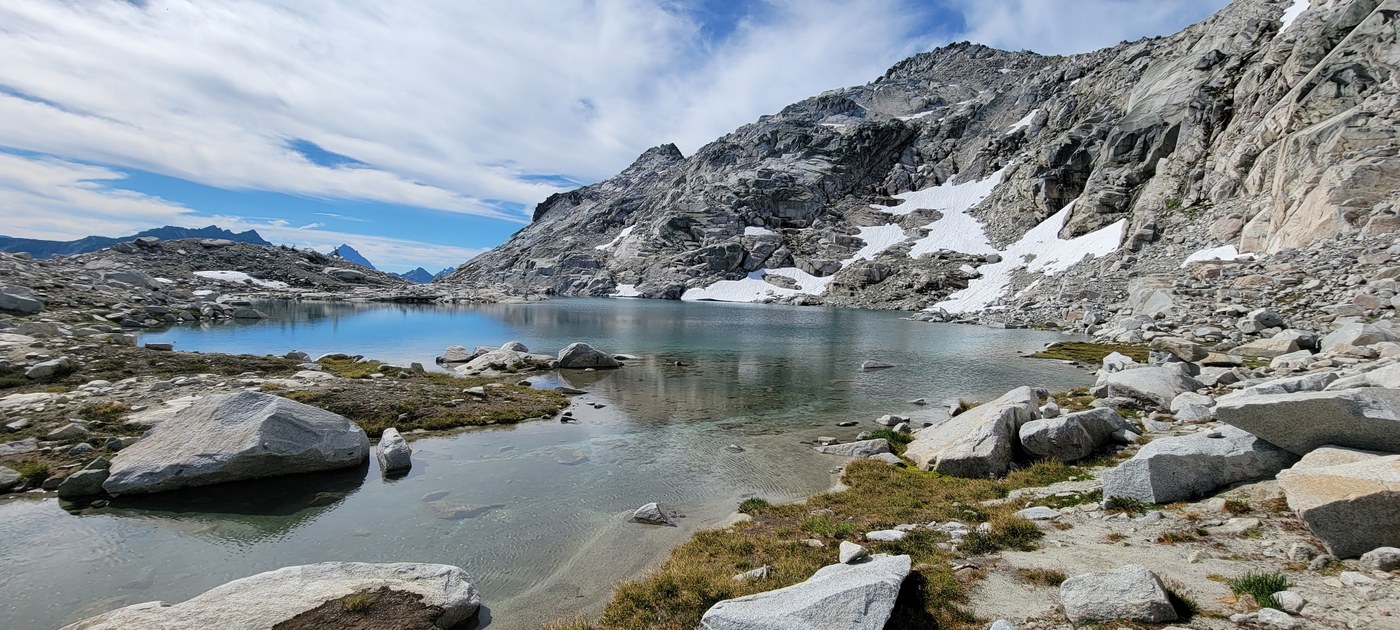 Tuck and Robin Lakes, Granite Mountain Potholes, Granite and Trico ...