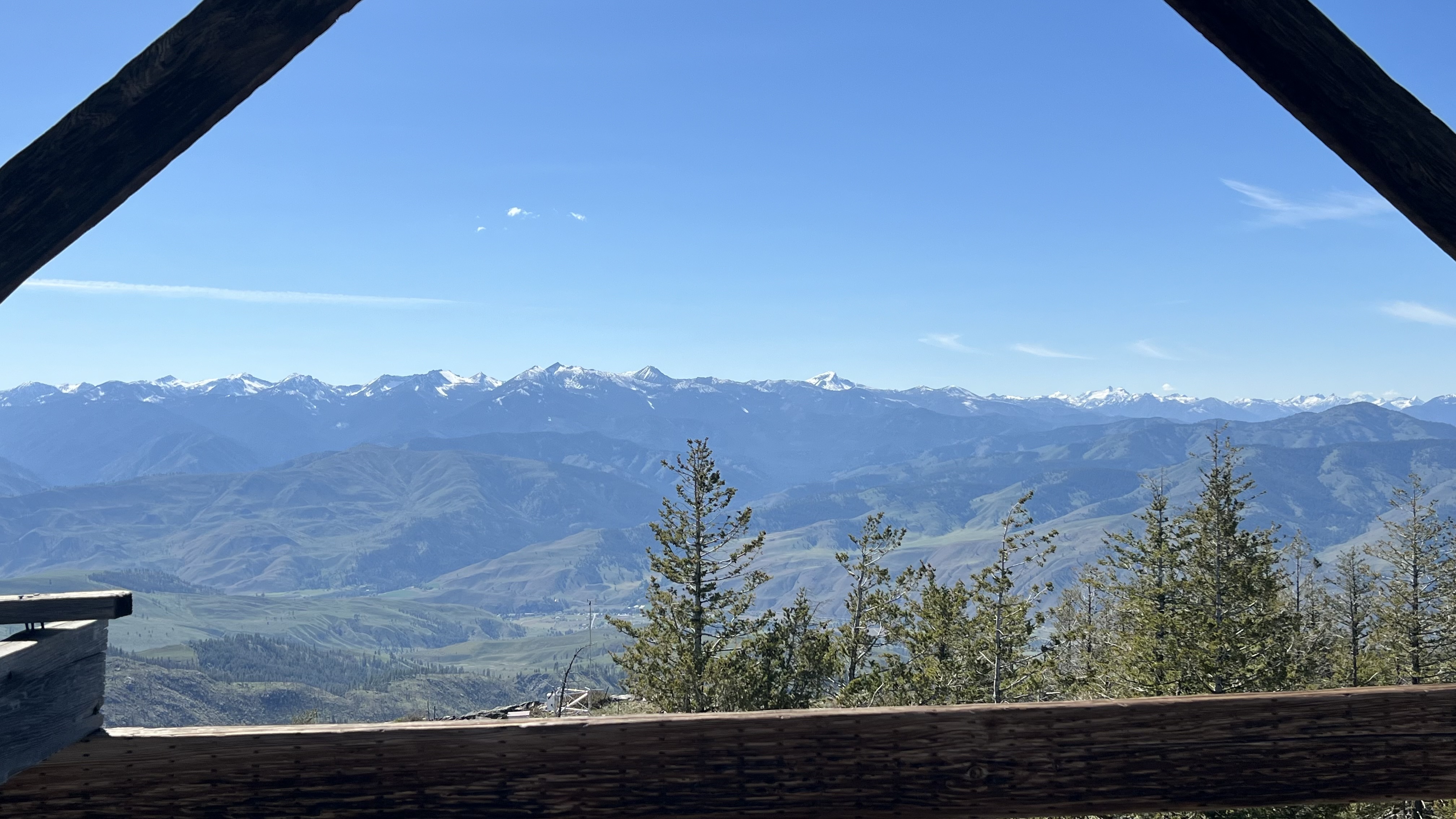 Moses Mountain Lookout, Whitmore Mountain Lookout, Leecher Mountain ...