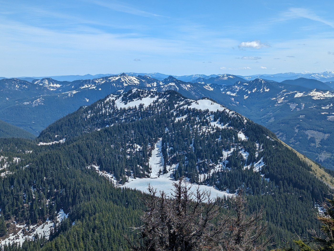 Web Mountain, Ira Spring Trail - Mason Lake, Mount Defiance ...