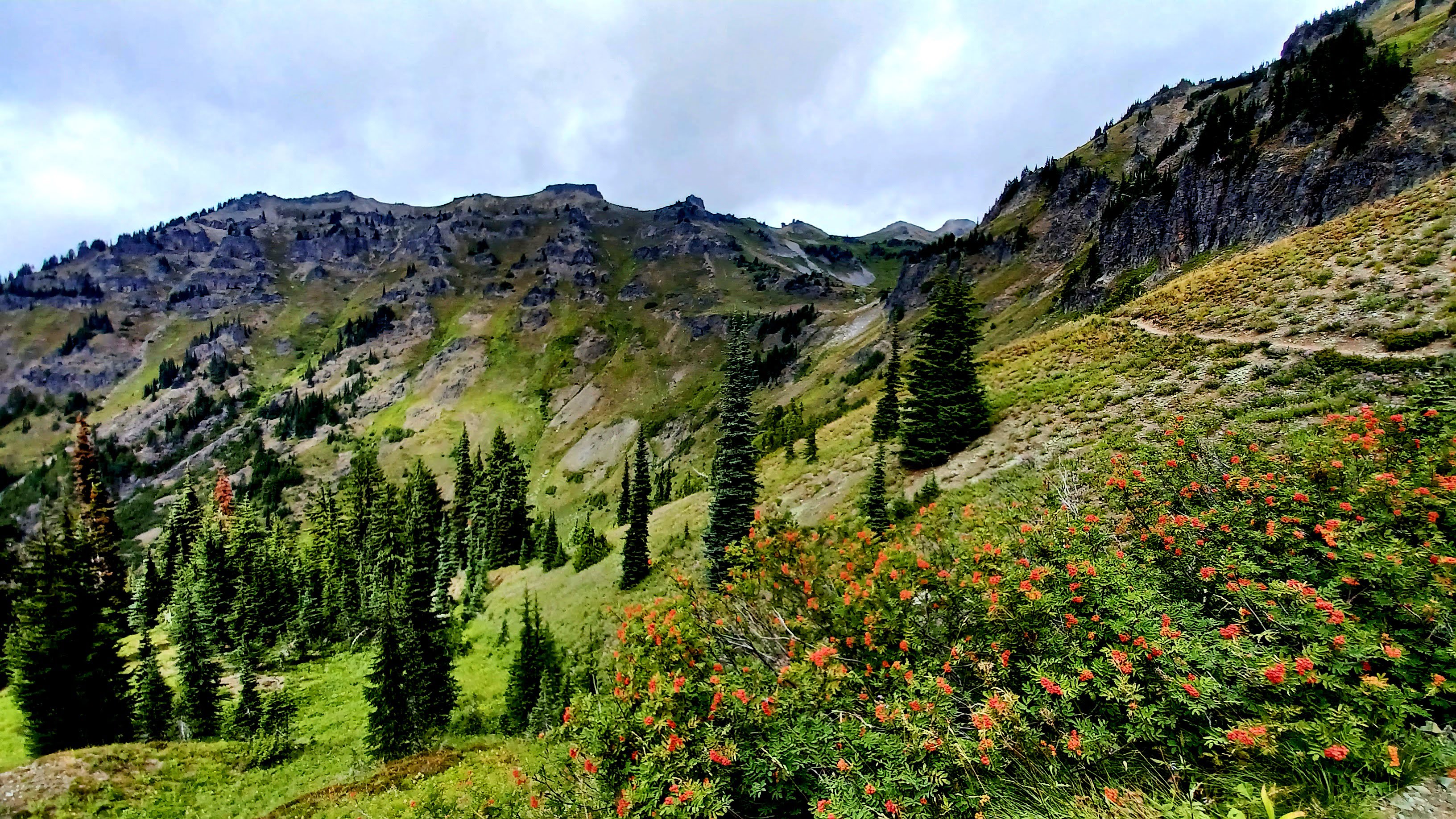 Goat Lake, Goat Ridge, Old Snowy Mountain - Elk Pass — Washington ...